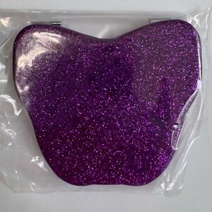 Coach | Accessories | Coach Glitter Butterfly Purple Compact Mirror Nwt ...